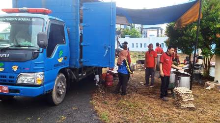 Tagana Buka Dapur Umum Pada Kegiatan Gotong Royong Terpadu di ...